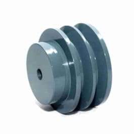 4" inch Cast Iron V Belt Pulley Motor Pulley (A) Section pulley Double ...