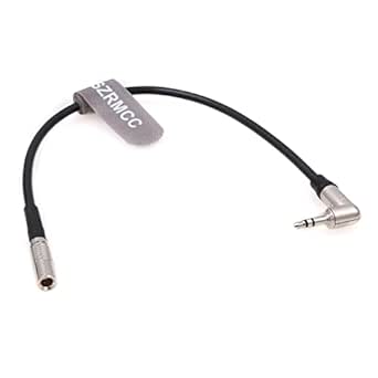 Amazon.com: SZRMCC Timecode Cable Right Angle 3.5mm TRS to DIN 1.0/2.3 ...
