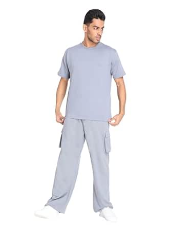 Buy CHKOKKO Men Casual Summer Wear Coords Stylish Gents Cord Set Half ...