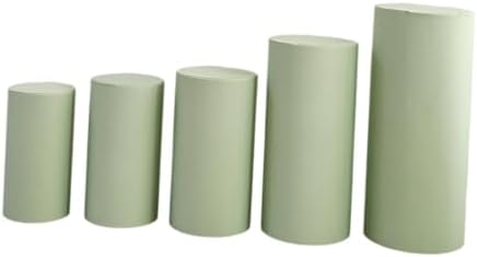 Buy FABLOFT 5Pcs Cylinder Plinth Covers Decorative for Anniversary ...