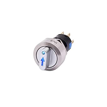 1pcs 16mm Metal Rotary Selector Switch On Off 12V Led Stainless Steel ...