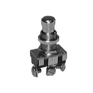 Heavy Duty Utility AC Momentary Push Button Switch - SPST : 30-1427 ...