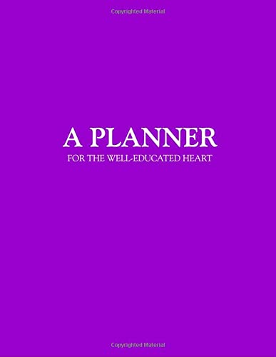 A PLANNER: for the well-educated heart: Libraries of Hope ...