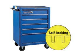Raja Rubbers Blue Point 6 Drawer Trolly Classic roll cab 26 inch Color ...