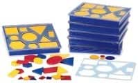 Amazon.com: 5 Pack LEARNING RESOURCES ATTRIBUTE BLOCKS SET DESK SET : Toys & Games