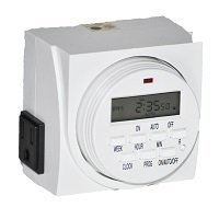 Fantech FTD 7 7 Day Heavy-Duty Grounded Programmable Digital Timer, 15A ...