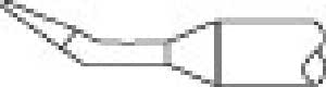 Metcal Soldering Tip, Chisel, Bent 30 Deg, 600 Series - Soldering Iron ...
