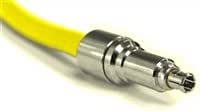Amazon.com: 20 foot Mini Coax dual shield with MCX connector Yellow ...