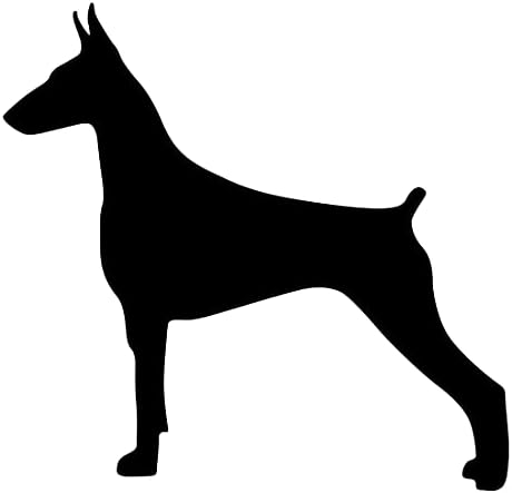 Amazon.com: NBFU Doberman Dog Animal Lover 1 (Black) (Set Of 2) Premium ...