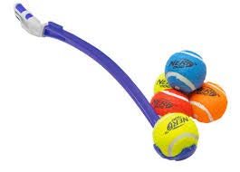 Buy Giftset NERF Dog AIR Strike 25" Tennis Ball Thrower Launcher Toy ...