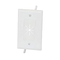 Flat Panel TV Kit DATA COMM Flat Panel TV - White In-Wall Cable ...