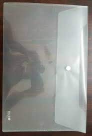 Sun My Clear Bag, Button Bag Plastic File Folder (10pcs) : Amazon.in ...