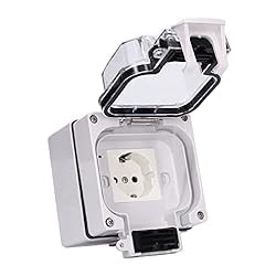 2 Gang Outdoor Socket, US Style IP66 Waterproof Good Sealing Wall ...