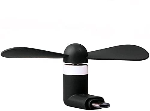 APNI-DUKAN Mini Portable Type-C USB Fan for Smartphone With 2 Leaf ...
