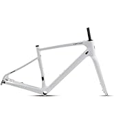 Amazon.com: BSFHQS 700C Carbon Fiber Road Bike Frameset 46CM 48CM 50CM ...