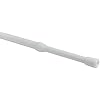 Extra Long Spring Loaded Tension Rod - 154-275cm - White - Metal - 13mm ...