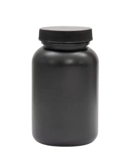 Buy Black Empty Protein Packaging Jar - For Powder Storage Bottle/Air ...