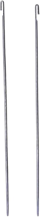 Amazon.com: 2 Pcs Metal Beading Needles Set, Steel Wood Bead Needle ...