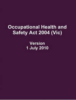 Occupational Health and Safety Act 2004 (Vic): CourtRules: Amazon.com ...