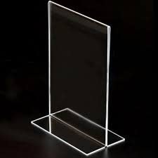 Acrylic T Shape Stand 1 (A4) : Amazon.in: Office Products