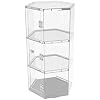 Amazon.com: FixtureDisplays® Clear Plexiglass Acrylic Spinning Cabinet ...