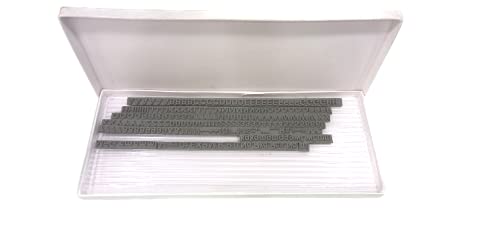 SMART PACK Rubber Letter Set 4MM For Hand Batch Coding Stamp, Batch ...