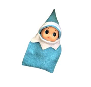 Amazon.com: Baby Elf Doll - Newborn Elfs Figurine - Tiny Christmas ...