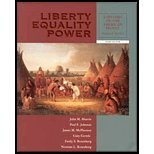 Liberty, Equality, Power Vol. I : A History of the American People ...