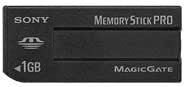 SONY Carte Memory Stick (MS) Pro MagicGate Carte Mémoire Flash 1 Go ...