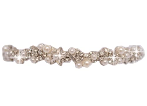 Amazon.com: La Gartier Garters - The Venus Pearl Sparkle Crystal ...
