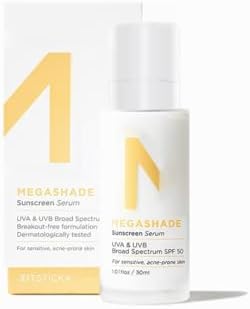 Amazon.com: ZitSticka MEGASHADE Sunscreen Serum for Face w/SPF 50-30ml ...