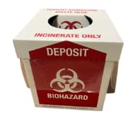 Amazon.com: Tree Enterprises' Biohazard Burn Disposal Box Bench Top ...