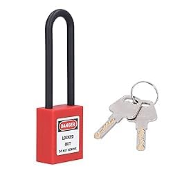 Safety Padlock, Insulation Steel Padlock Industrial Padlock for ...