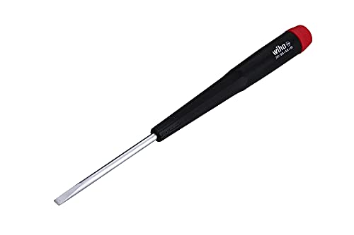 Wiha 26040 Slotted Screwdriver with Precision Handle, 4.0 x 60mm - Flat ...