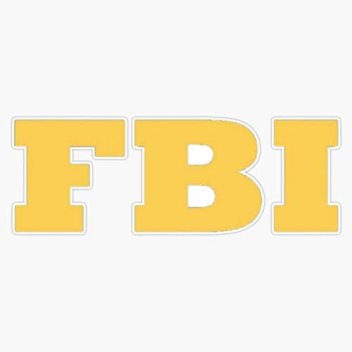 Amazon.com - FBI Bumper Sticker Vinyl Decal 5"