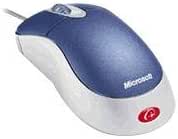 Microsoft Optical Mouse Blue - Mouse - optical - 3 button(s) - wired ...