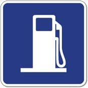 Amazon.com: D9-7 Gas Station Fueling Sign - 18x18 - Reflective | Rust ...