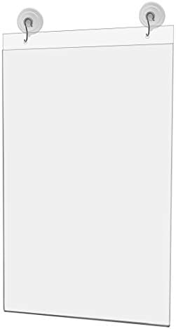 Amazon.com : Marketing Holders Window Sign Holder 11" x 17" with 2 ...