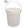 V L POLYMERS 10 Litre Heavy-Duty Unbreakable Plastic Bucket Air Tight ...