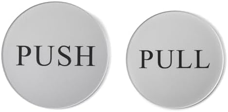 Amazon.com : SUQ I OME 3" Round Acrylic Premium Horizontal Push Pull ...
