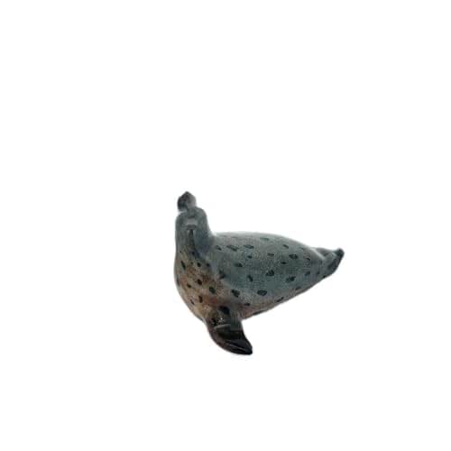 Amazon.com: Seal Sea Dog Ceramic Figurines Ocean Animal Miniature ...