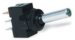 TOGGLE SWITCH GREEN LED: Electronic Component Toggle Switches: Amazon ...