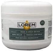 Lorem Emu Oil Balm for Muscle and Joint Relief, 100g : Amazon.co.uk ...
