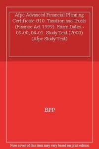 Study Text (2000) (Afpc Advanced Financial Planning Certificate G10 ...