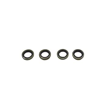Amazon.com: 4* Fit M8 Bolt Banjo Seals Fuel Line Sealing Washers BLKPRO ...