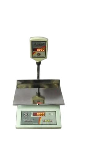 M-TECH Electronic Weighing Machine/Weighing Scale With Ultra Bright ...