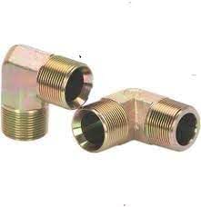 1/2 inch BSP male x 1/2 inch BSP male thread hydraulic line elbow ...