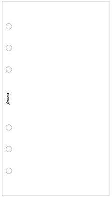 Filofax Personal White Plain Notepaper Value Pack : Amazon.co.uk ...