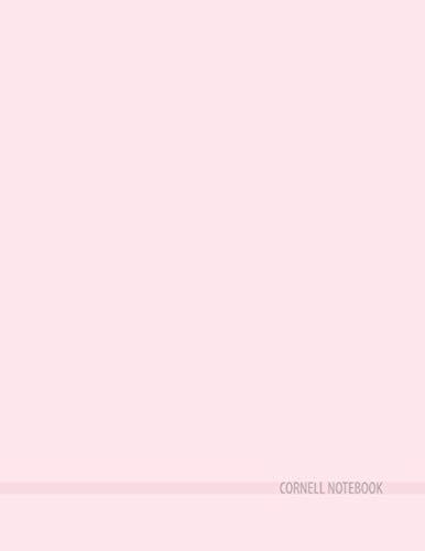 Cornell Notes Notebook - Pastel Pink: Large 8.5"x11" - 125 Sheets | 250 ...
