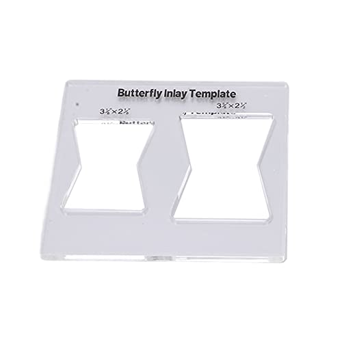 Woodworking Router Template, Butterfly Inlay Template Kit Transparent ...